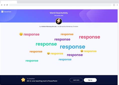 Classpoint Share Activity Share Student Submissions Anywhere Classpoint