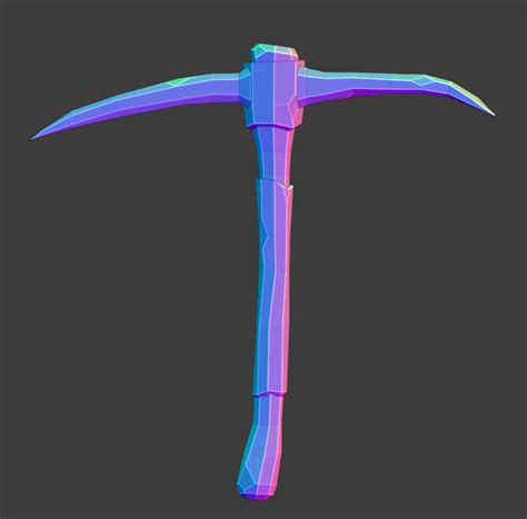 First Attempt At A Low Poly Pickaxe Creations Feedback Developer