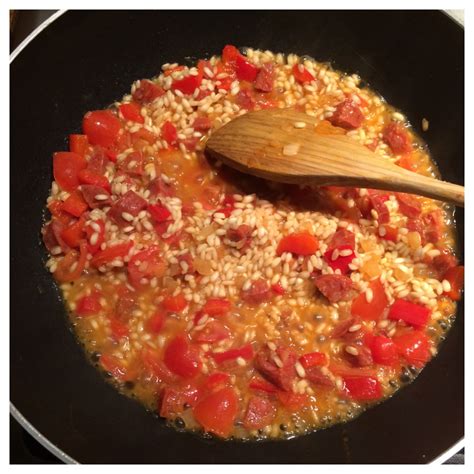 Chorizo And Tomato Risotto