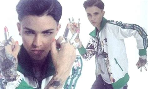 Maybe Shes Born With It Ruby Rose Runs Amok On The Latest Maybelline Photo Shoot Daily Mail