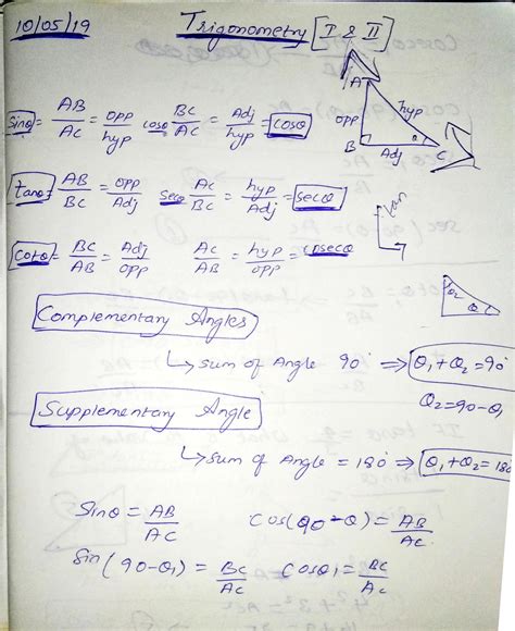 Solution Trigonometry Formulas Problems With Solutions Studypool