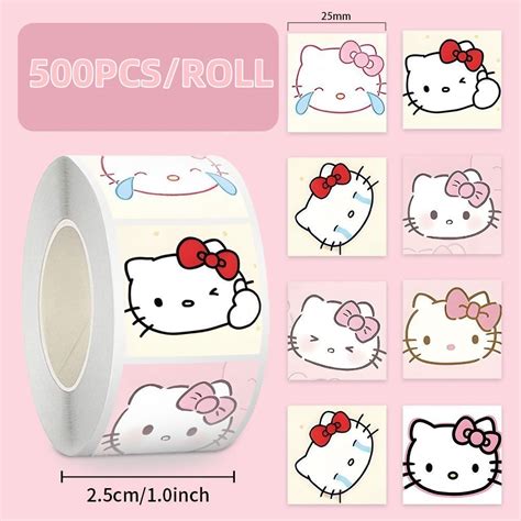 Hello Kitty Mega Sticker Collection 500 แผ่น สติ๊กเกอร์แบบถอดได้