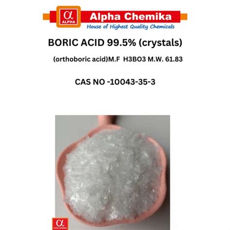 Powder Boric Acid 995 Crystals For Laboratory At Best Price In Mumbai