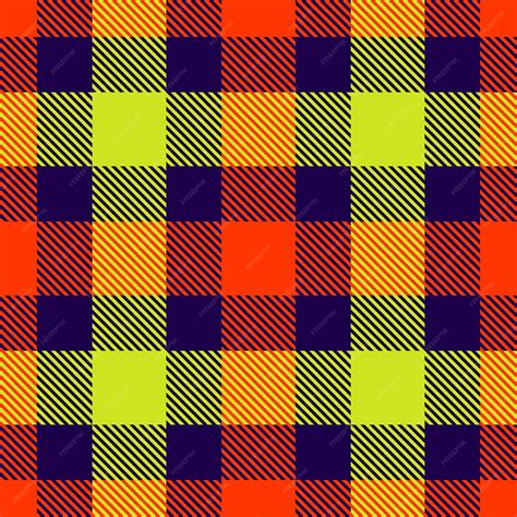 Premium Vector Checkered Background Vector Illustration Plaid Fabric