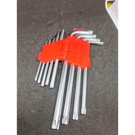 Allen Key Tools Set Spanar Set Special Plus 9 Pcs Shopee Malaysia