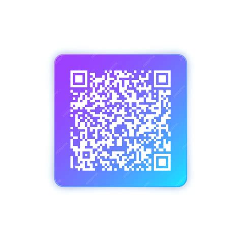 Premium Vector Modern Colorful Qr Code Sticker Identification Tracking Code Serial Number