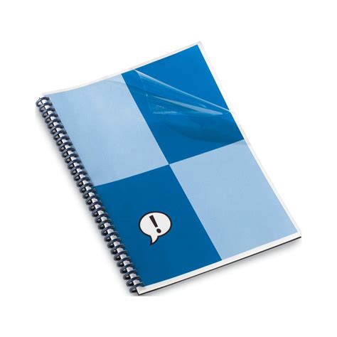 Gbc Clear View Binding Presentation Covers Unpunched Clear 7 Mil 9 X 11 100 Pack