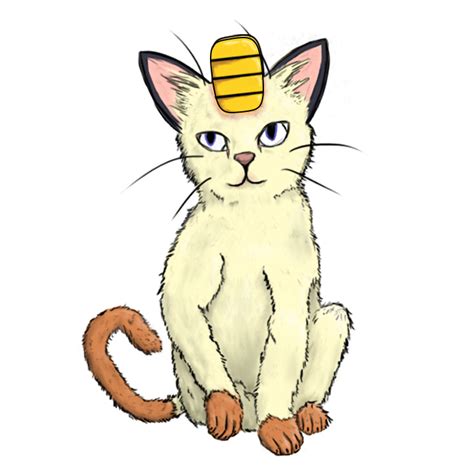 Realistic Meowth 052 By Enzoroks On Deviantart