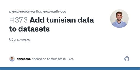 Add Tunisian Data To Datasets · Issue 373 · Pypsa Meets Earthpypsa Earth Sec · Github