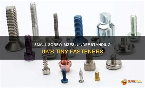 Small Screw Sizes Understanding Uks Tiny Fasteners Shuntool