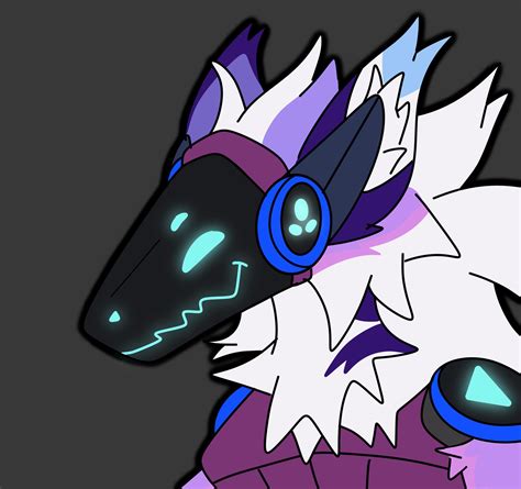 Protogen Doodle Art By Me R Furry
