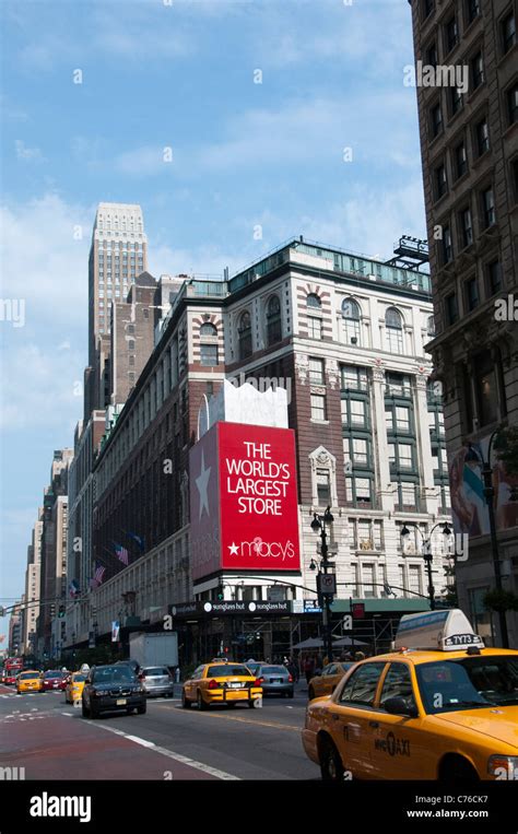 East 34th Street Manhattan New York City New York State Hi Res Stock