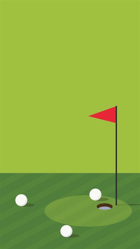 Golf Poster Design Golf Vector Background Free Space For Text Copy