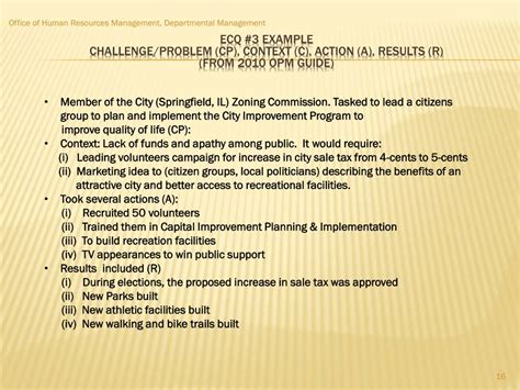 Ppt Guide To Writing Executive Core Qualifications Ecqs Powerpoint