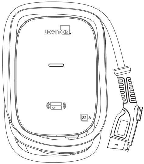 Leviton Ev320 Evr Green Electric Vehicle Charging Station Instruction