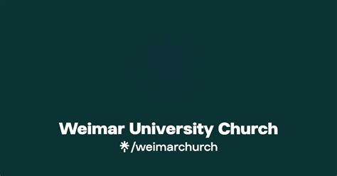 Weimar University Church Linktree