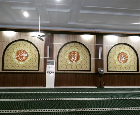Jasa Kaligrafi Masjid Murah Kaligrafi Masjid Agung Al Istiqomah Kalimantan Utara
