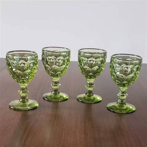 Footed Glasses Etsy