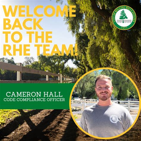 The “boomerang” Effect Continues I Am Thrilled To Have Cameron Hall Back On Team Rhe As Our