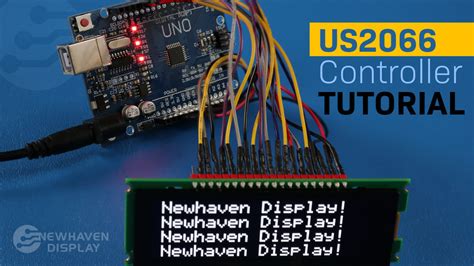 Us2066 Tutorial Character Oled With Arduino Newhaven Display
