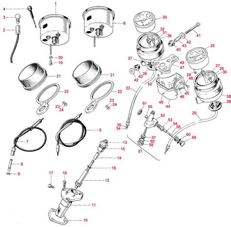 Speedometer And Tachometer Classic Bike Spares