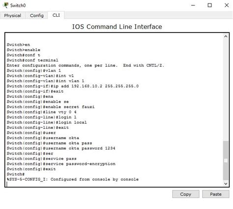Konfigurasi Telnet Dan Ssh Pada Packet Tracer