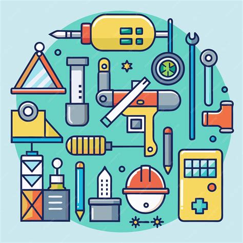 Premium Vector Vector Illustration Of Construction And Engineering