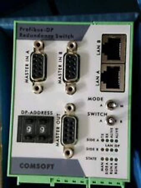 Comsoft Profibus Dp Redundancy Switch 4000 2 P00 3 H Industrial Lynx