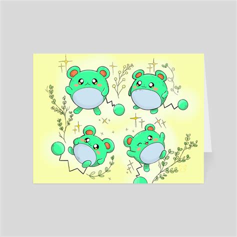 Shiny Marill A Card Pack By Pikachelsi Inprnt