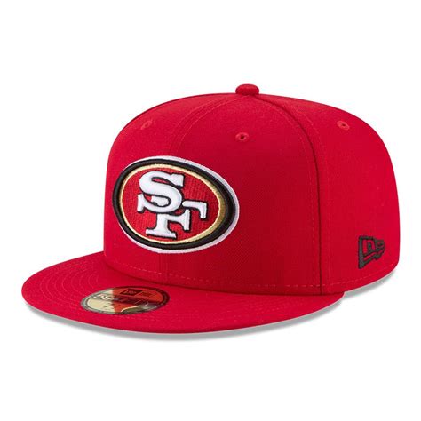 San Francisco 49ers Red Basic Logo 59fifity Fitted Jrs Sports