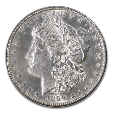 Morgan Silver Dollar Uncirculated 1889 S Golden Eagle Coins