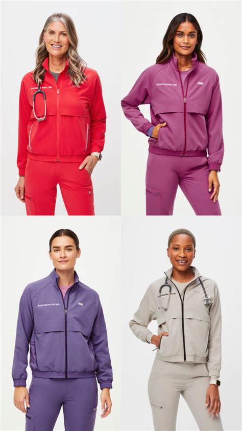 Figs Scrub Jacket Women Womens Fashion Coats Jackets And Outerwear