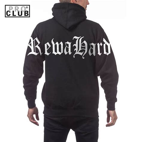 Rewahard Old English Back Pro Club Pullover Rewahard Rewahard Apparel