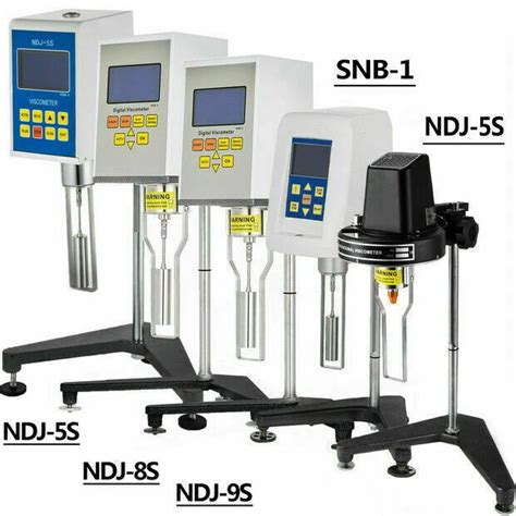 Ndj Snb Rotary Viscometer Digital Viscosity Meter 1~6000000mpas W