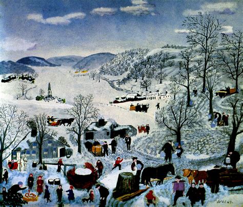 Sugaring Off 1943 Grandma Moses