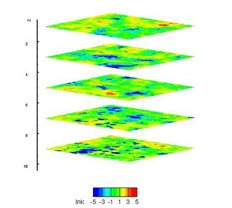 36−permeability Field Realization 1 A Unconditioned B
