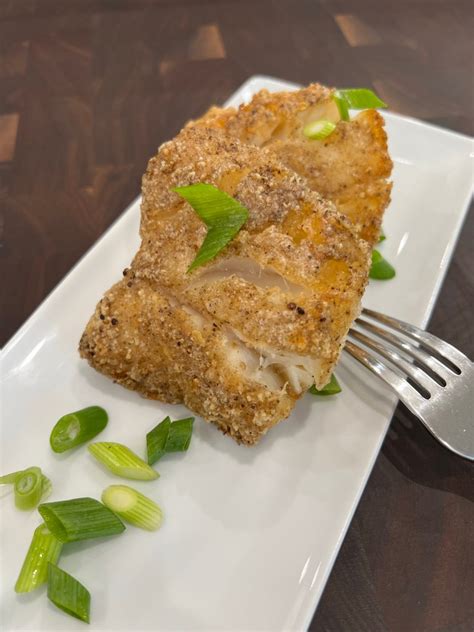 Crispy Pan Fried Cod Fish