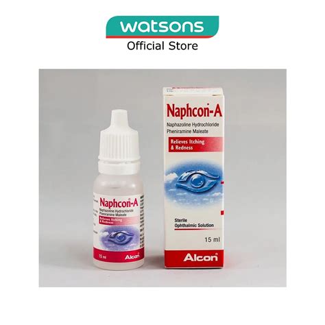Alcon Naphcon A Eye Drops 15ml Shopee Singapore