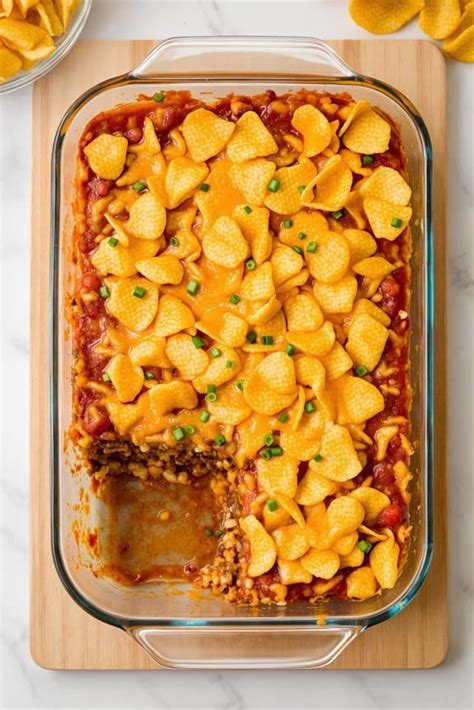 Layered Enchilada Bake Recipe With Crunchy Fritos The Quick Dish