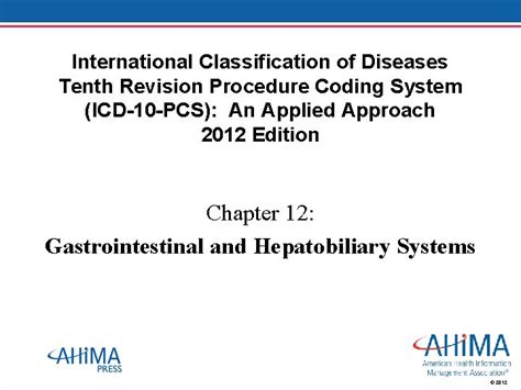 International Classification Of Diseases Tenth Revision Procedure Coding