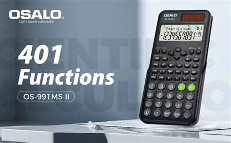 Osalo Scientific Calculator 401 Function 102 Digits Display Solar