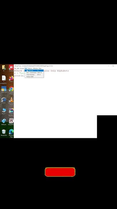 Check If A String Contains Only Alphabets Python Coding Programming