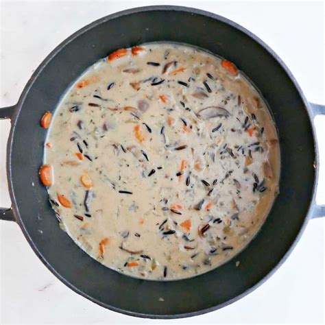 Cream Of Mushroom Wild Rice Soup No Cream Its A Veg World After All®