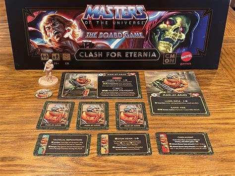 Cmon Man At Arms Masters Of The Universe Clash For Eternia Board Game
