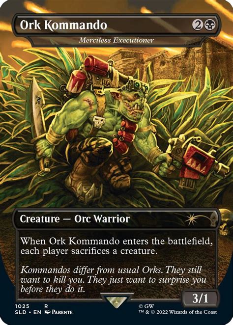 Ork Kommando Merciless Executioner Borderless Secret Lair Drop