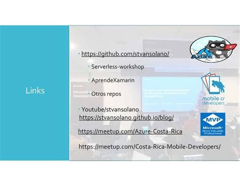 Desarrollo Móvil Con Serverless Docker Y Xamarin Speaker Deck