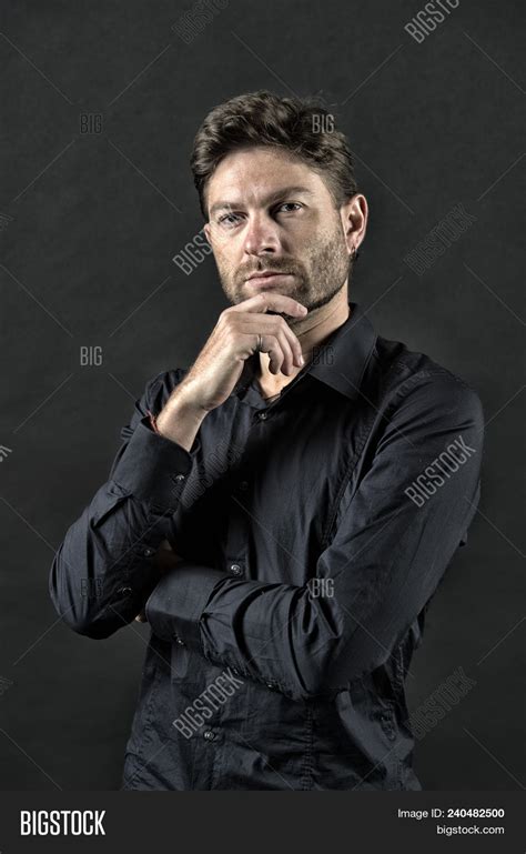 Man Beard On Thinking Image And Photo Free Trial Bigstock