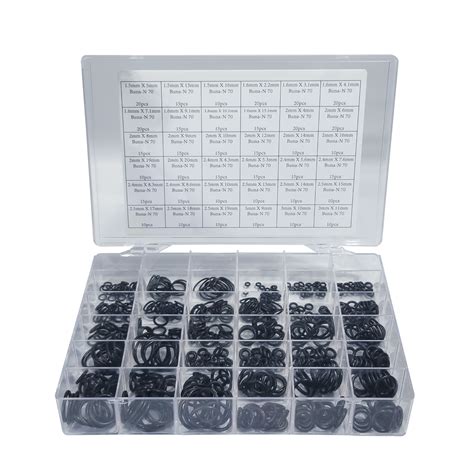 Osk™ Industrial Metric O Ring Kit Buna N 70 500pc 36 Sizes