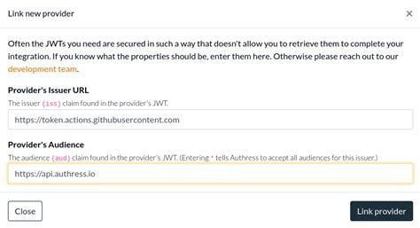 Access Authress Through Github Actions Authress Knowledge Base