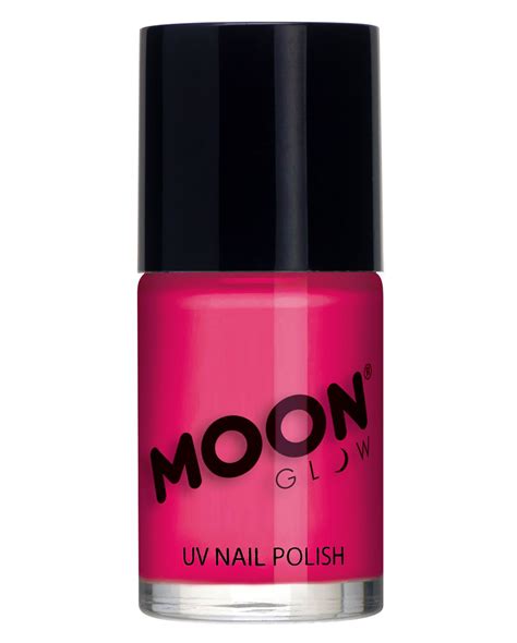 Neon Pinker Uv Nagellack Als Make Up Zubehör Für Fasching And Halloween